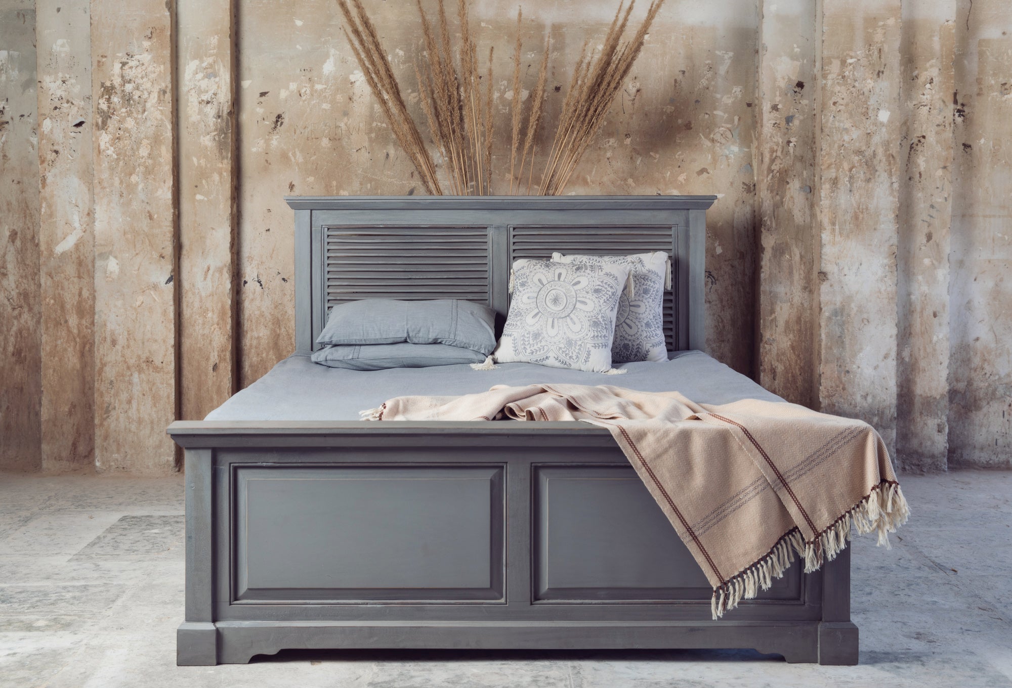 Nicholson Shutter Bed – Savana Living - One With Wood